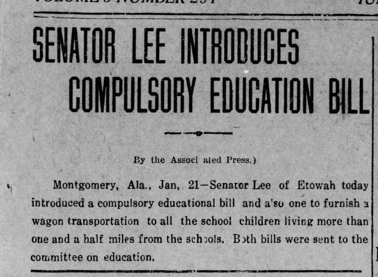Alabama Homeschool History Timeline | South Alabama Homeschooling